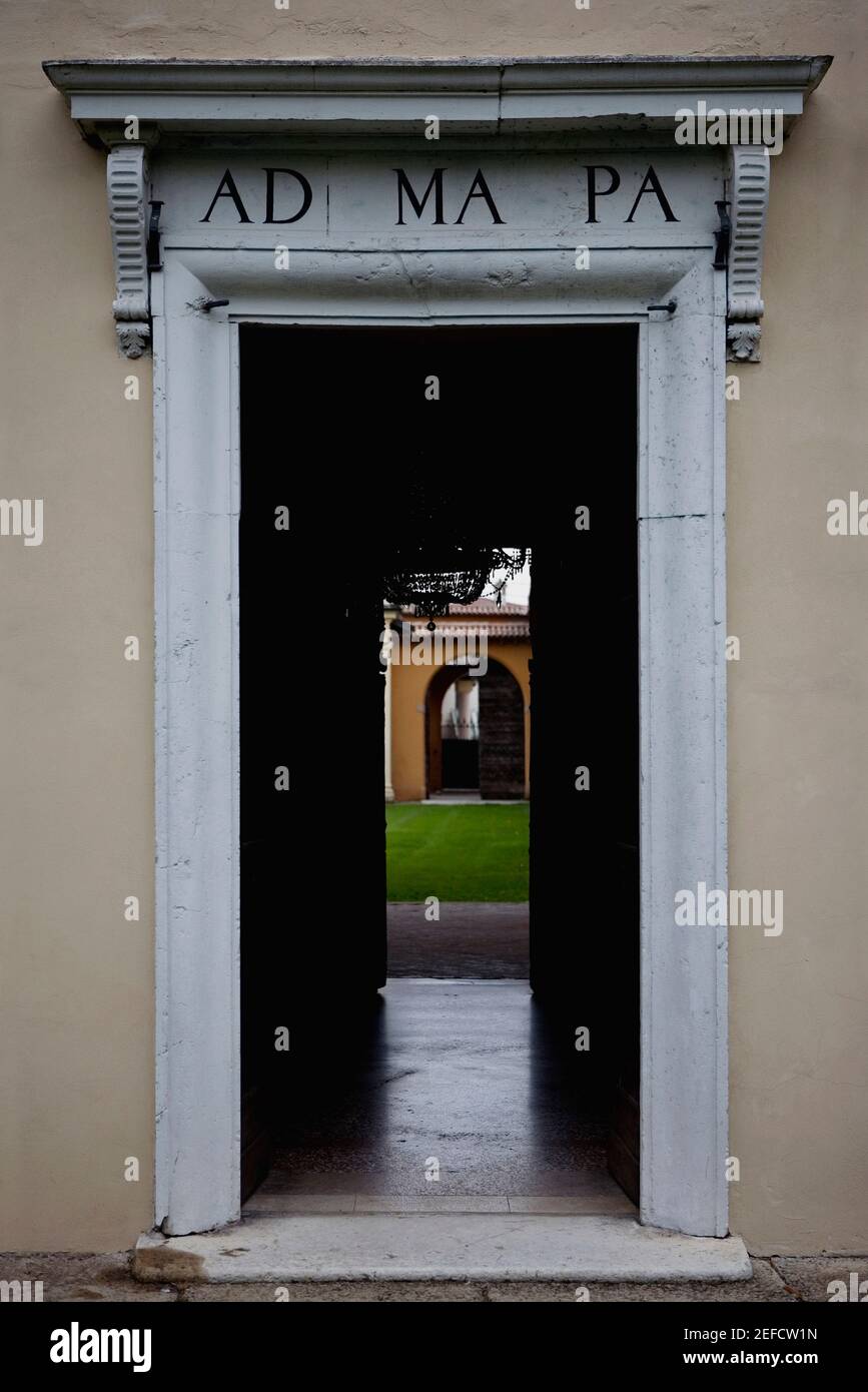 Close up of the entrance of a building Stock Photo - Alamy