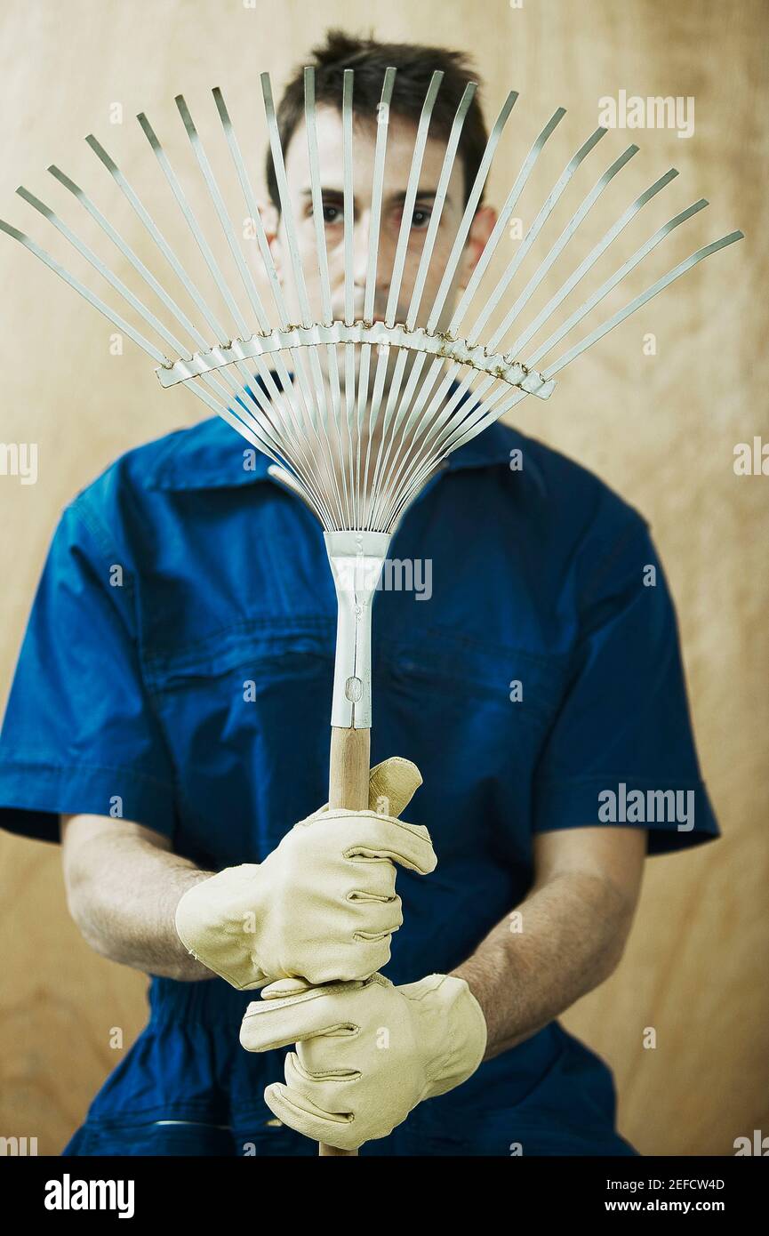 Portrait man woman in coveralls hi-res stock photography and images - Alamy