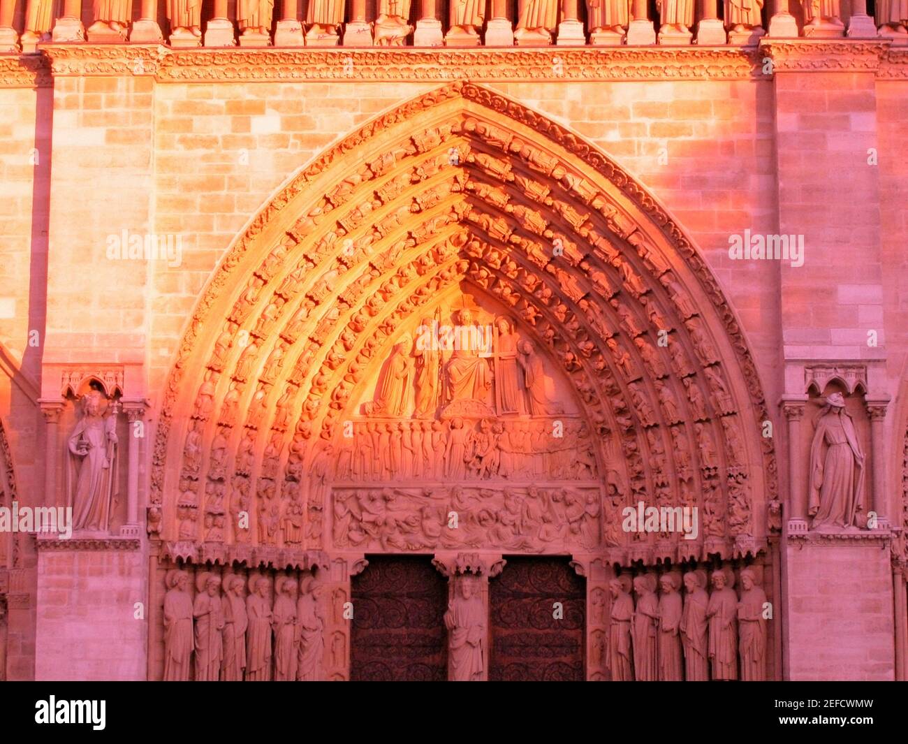 Statues at the entrance of a building, Paris, France Stock Photo - Alamy