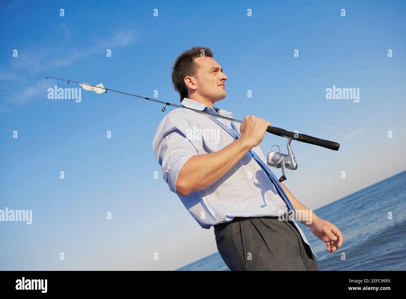 A young man fishing shirt hi-res stock photography and images - Alamy