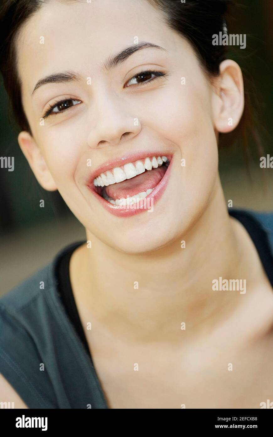 Image beautiful laughing young hi-res stock photography and images - Alamy