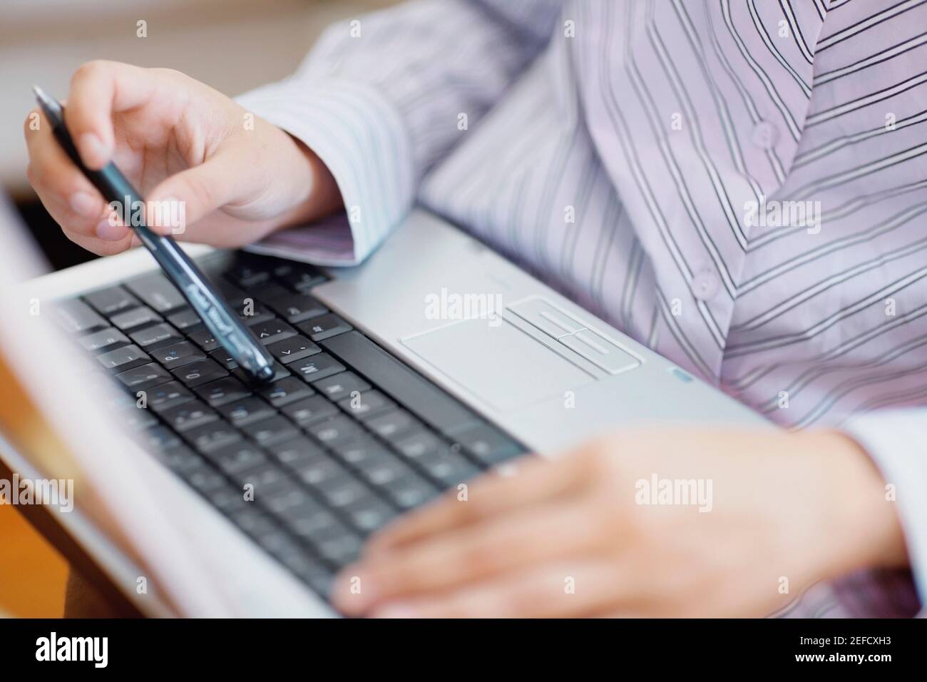 Mid section view woman writing hi-res stock photography and images - Alamy