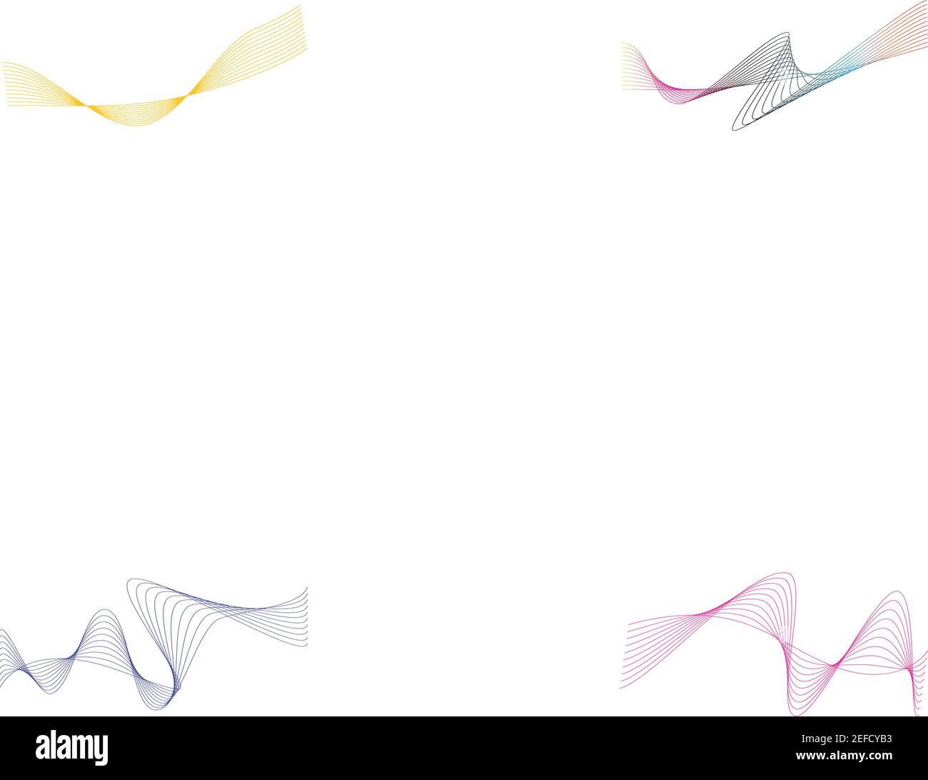 Colorful wave line illustration Stock Vector Image & Art - Alamy