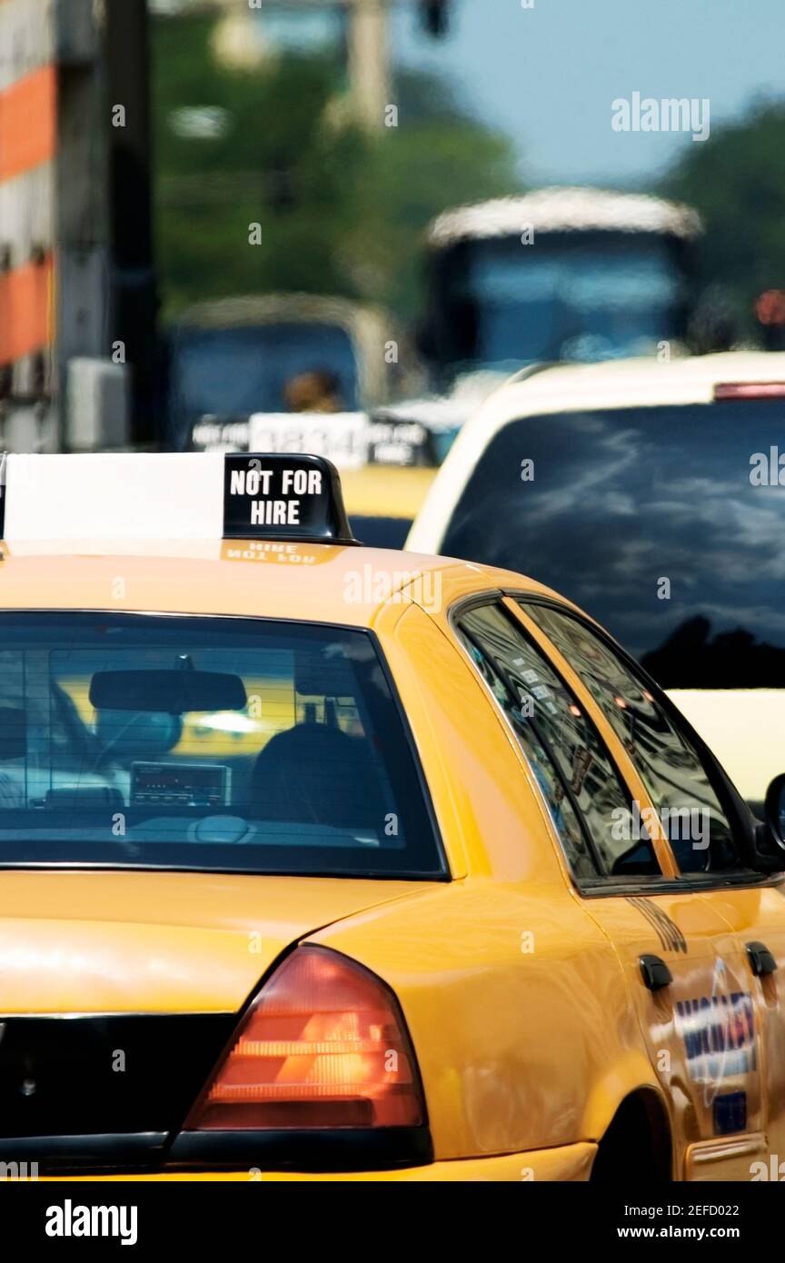 Rear view of traffic in a city Stock Photo - Alamy