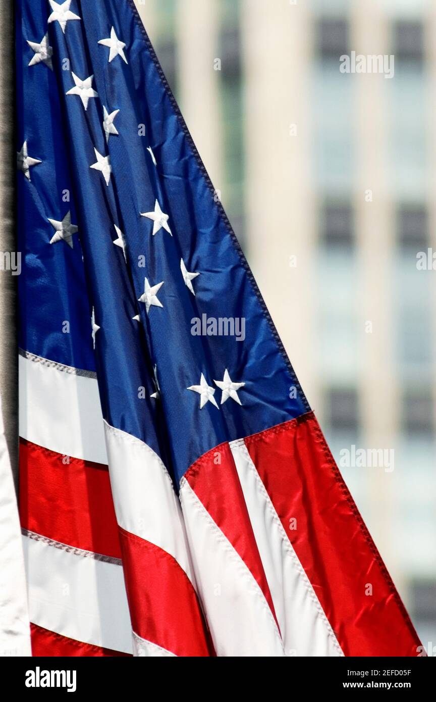Close-up of the American flag Stock Photo - Alamy