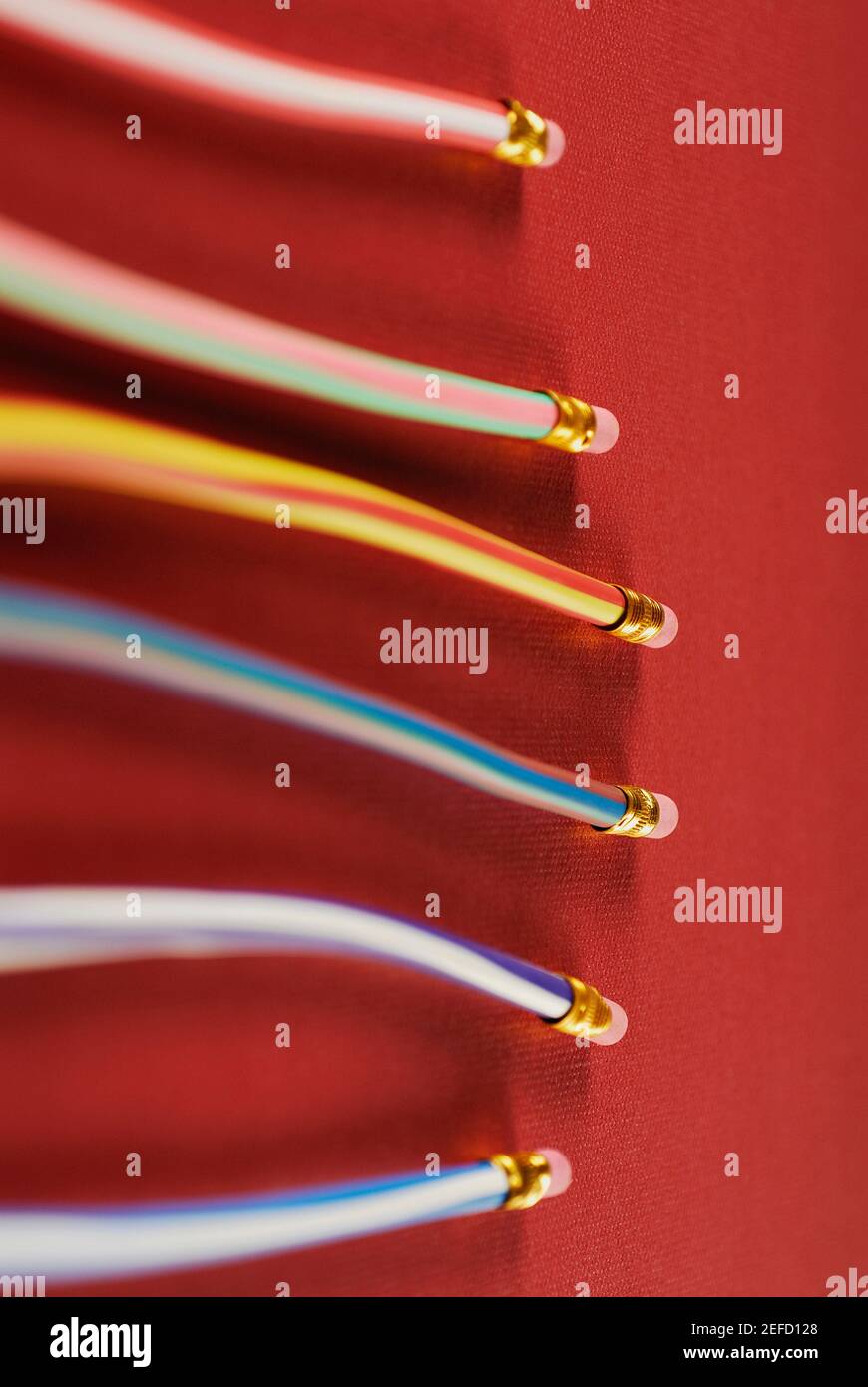 Red pencil pencils vertical still life hi-res stock photography and ...