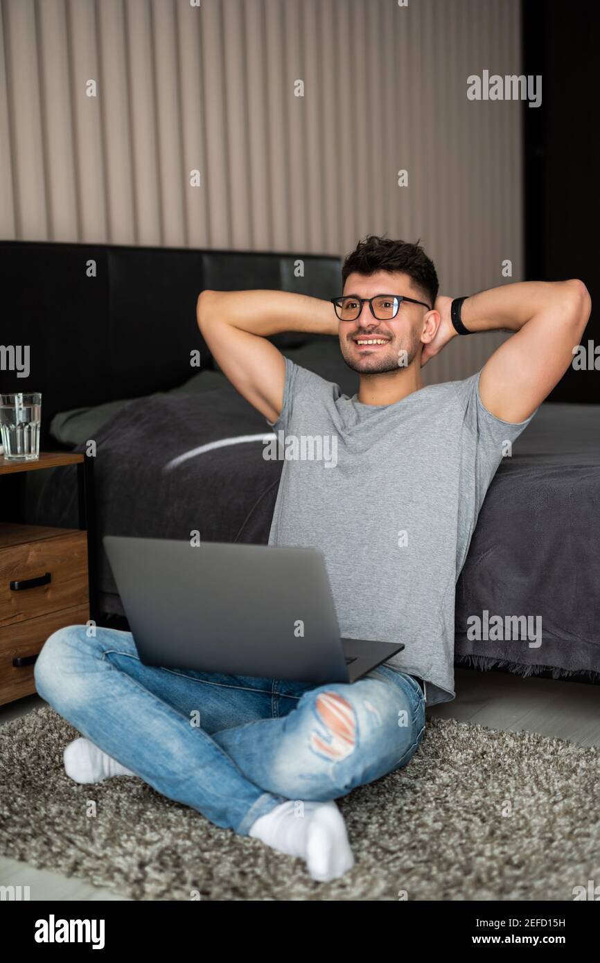 Sit on the carpet hi-res stock photography and images - Alamy