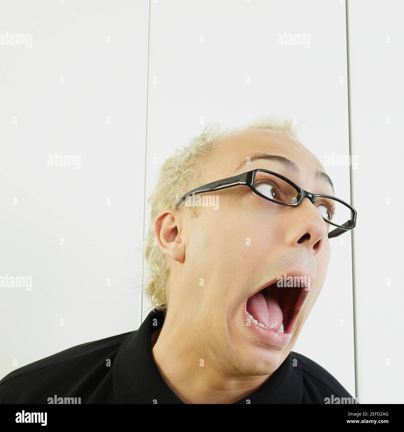 Close up of a man shouting hi-res stock photography and images - Alamy