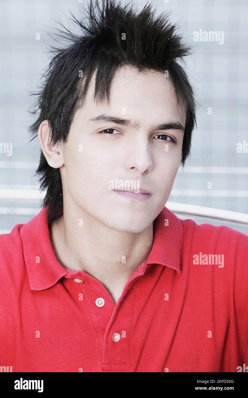 Male spiky hair hi-res stock photography and images - Alamy