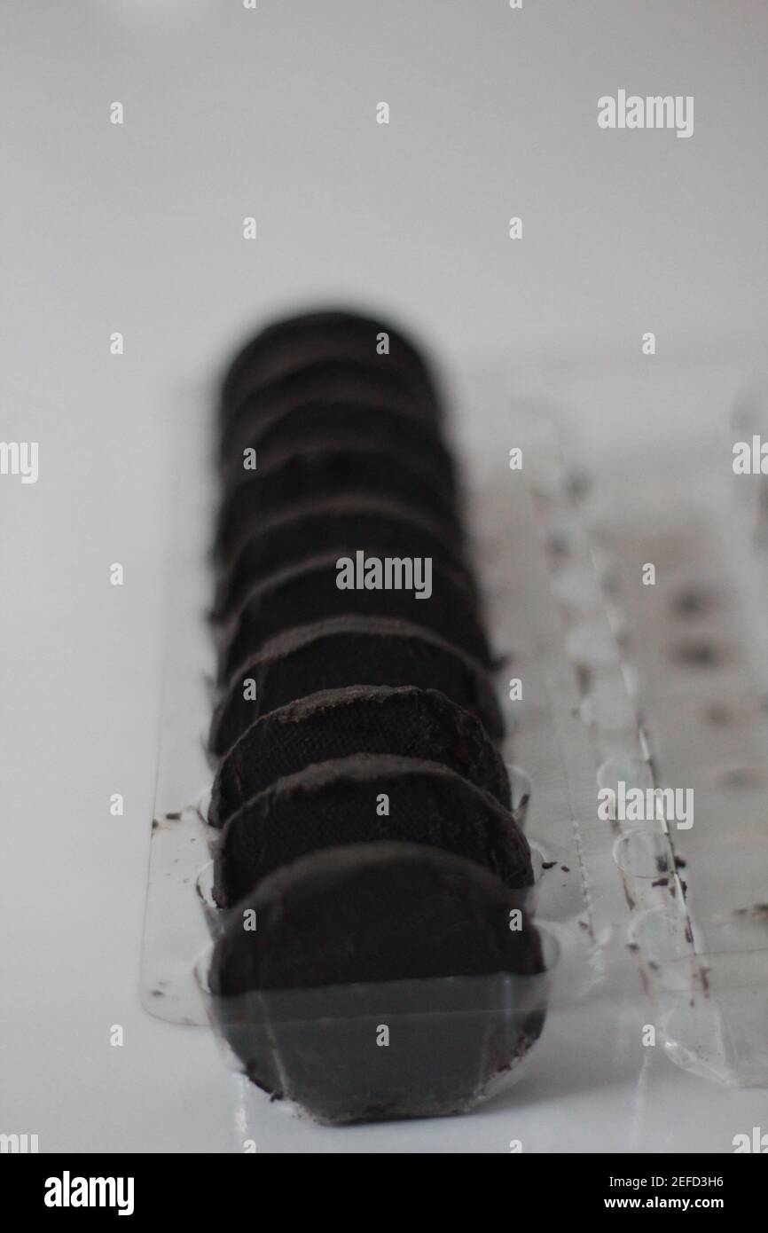 The beautiful Black Oreo cookies Stock Photo - Alamy