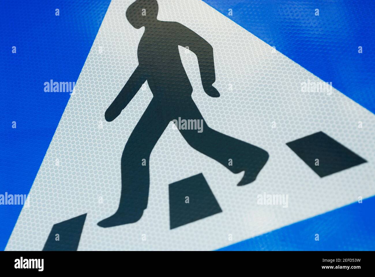 Close up of a pedestrian crossing sign Stock Photo - Alamy