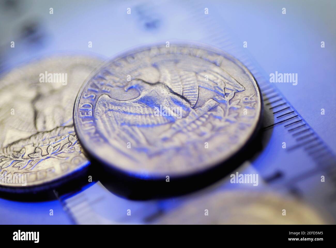Measuring instrument coins hi-res stock photography and images - Alamy