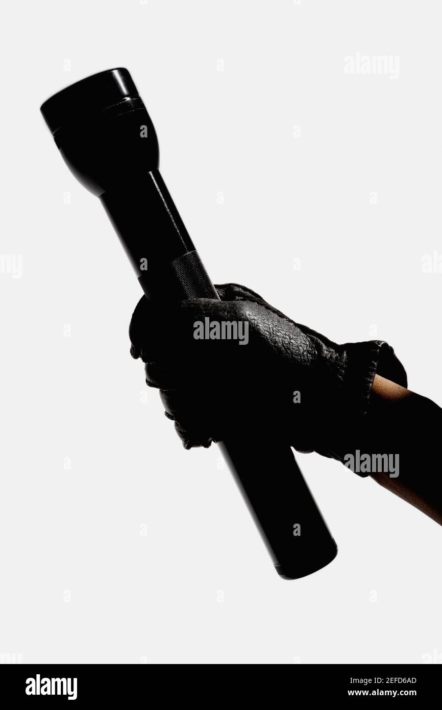 Flashlight holding hi-res stock photography and images - Alamy