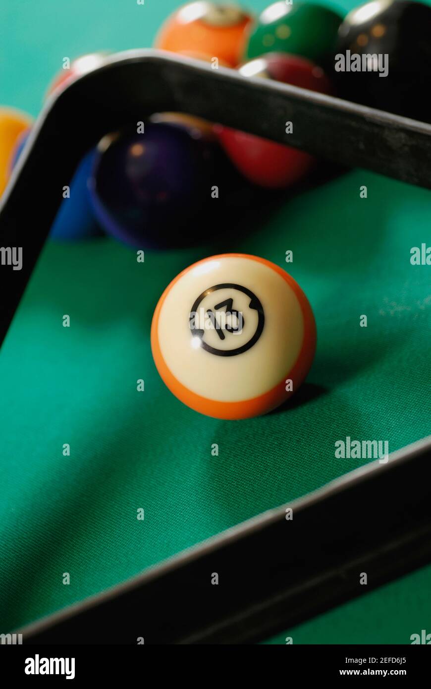Number 13 pool ball hi-res stock photography and images - Alamy