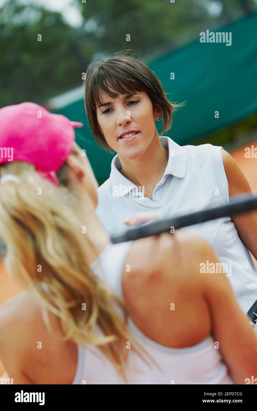 Female tennis player rear view hi-res stock photography and images - Alamy