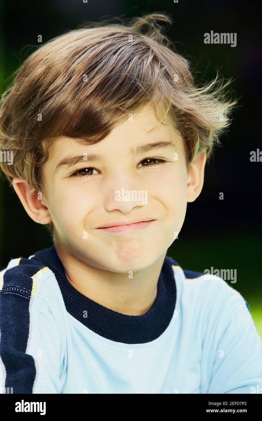 Hair smirk smirking view hi-res stock photography and images - Alamy