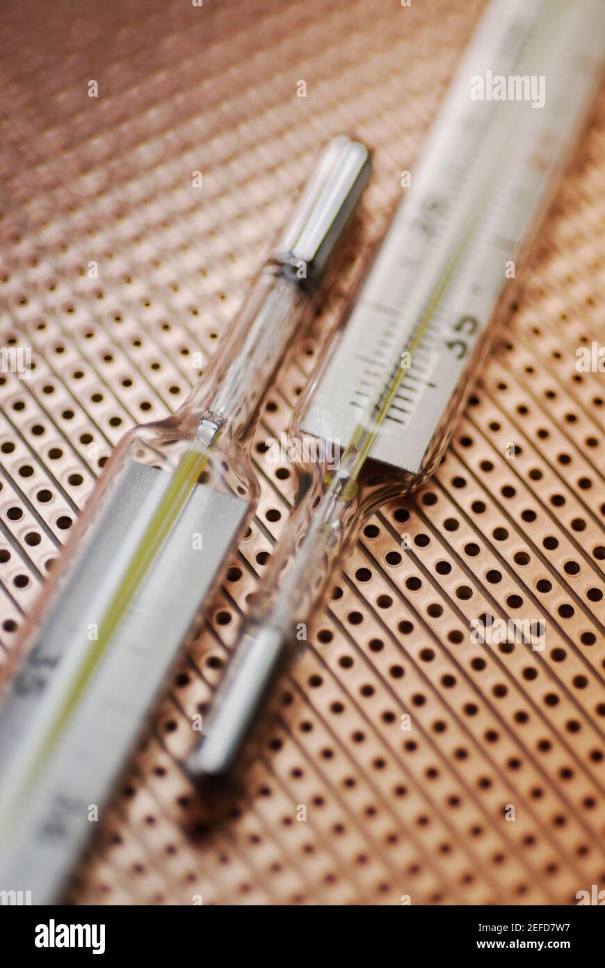 Two thermometers hi-res stock photography and images - Alamy