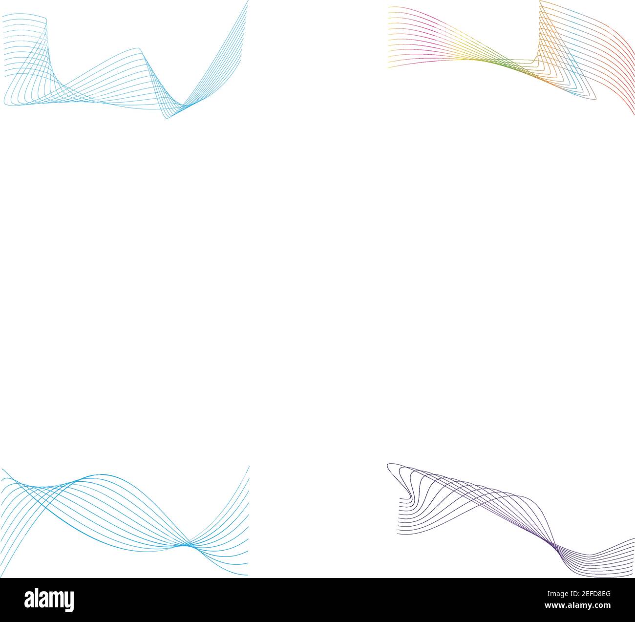 Colorful wave line illustration Stock Vector Image & Art - Alamy