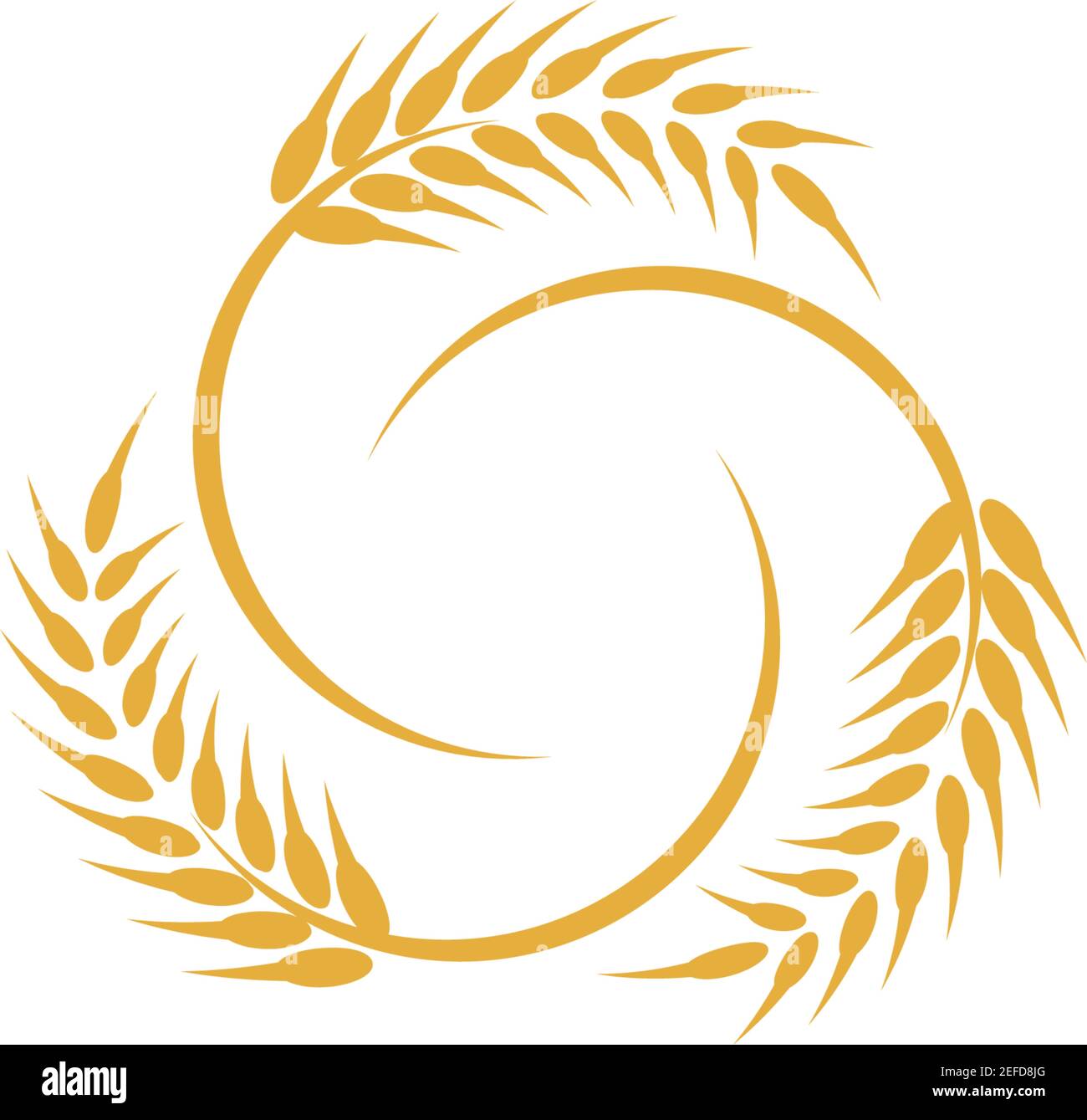 Wheat vector icon illustration Stock Vector Image & Art - Alamy