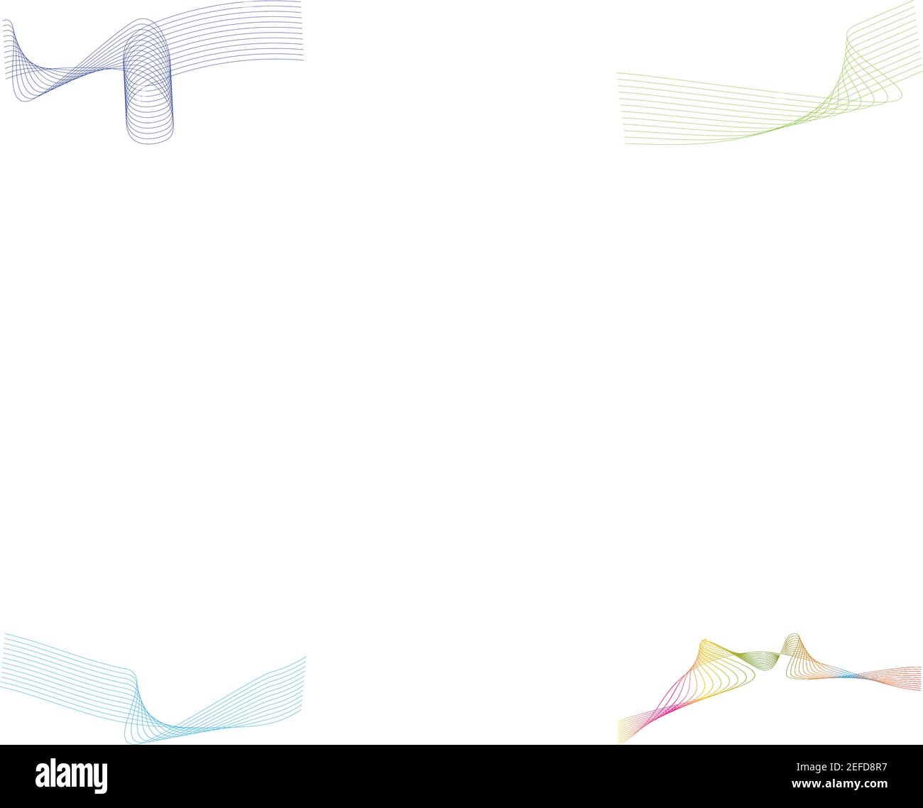 Colorful wave line illustration Stock Vector Image & Art - Alamy