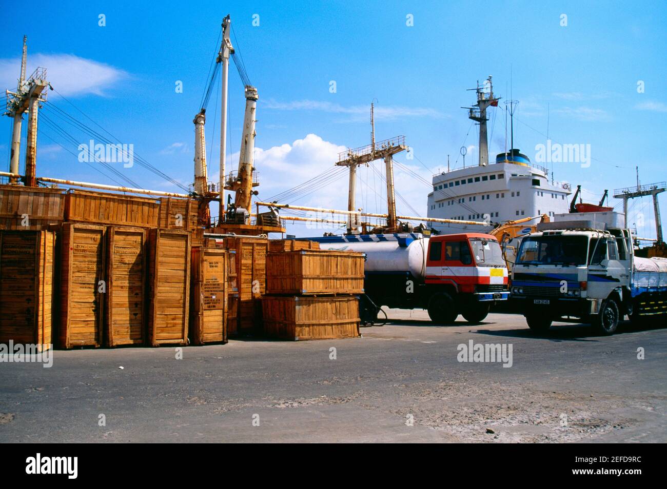 Cargo, Port of Saigon, Ho Chi Minh City (formerly Saigon) Vietnam Stock ...