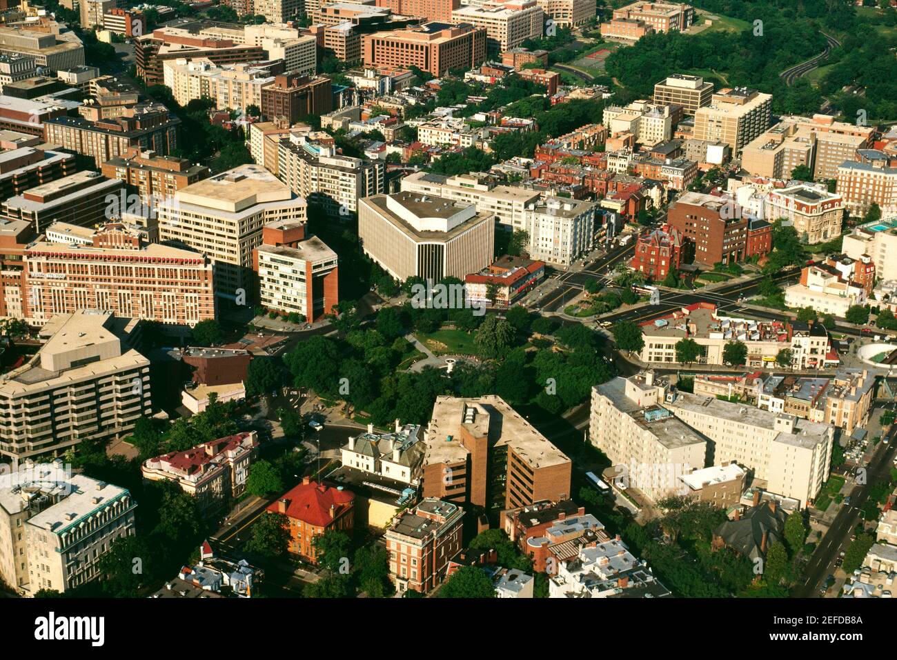Washington circle aerial hi-res stock photography and images - Alamy