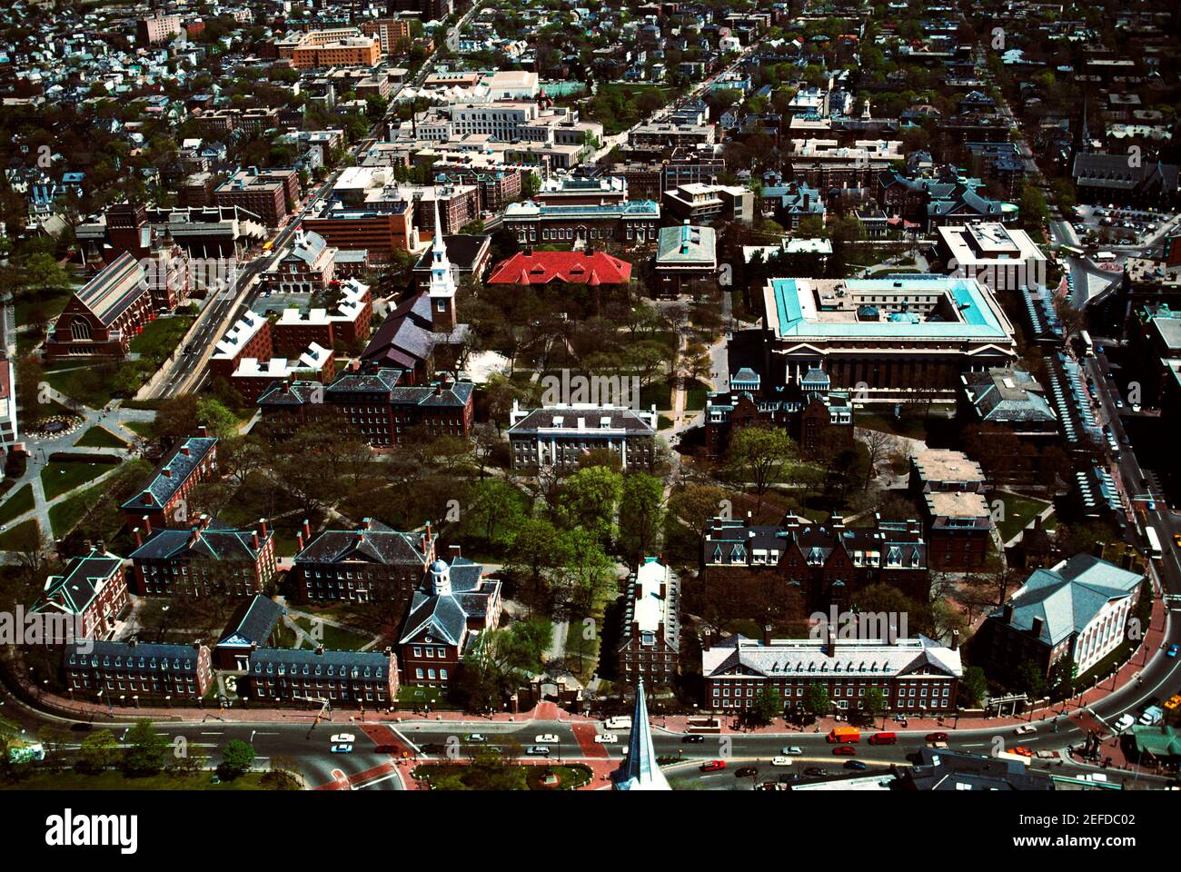 Aerial view of Harvard University, Cambridge, MA Stock Photo - Alamy