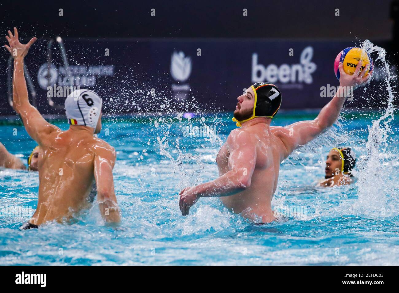 ROTTERDAM, NETHERLANDS - FEBRUARY 17: Andrei Prioteasa of Romania ...