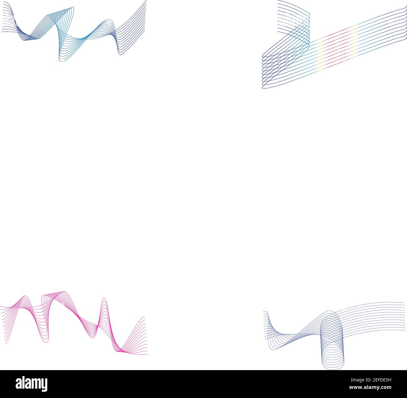 Colorful wave line illustration Stock Vector Image & Art - Alamy