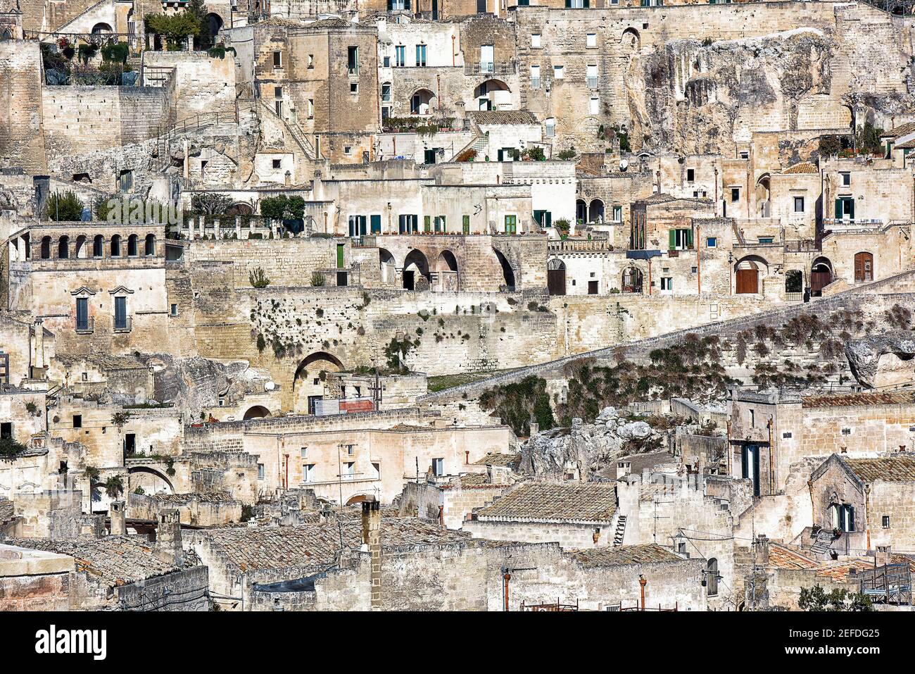 Italy's magical town of stone Stock Photo - Alamy