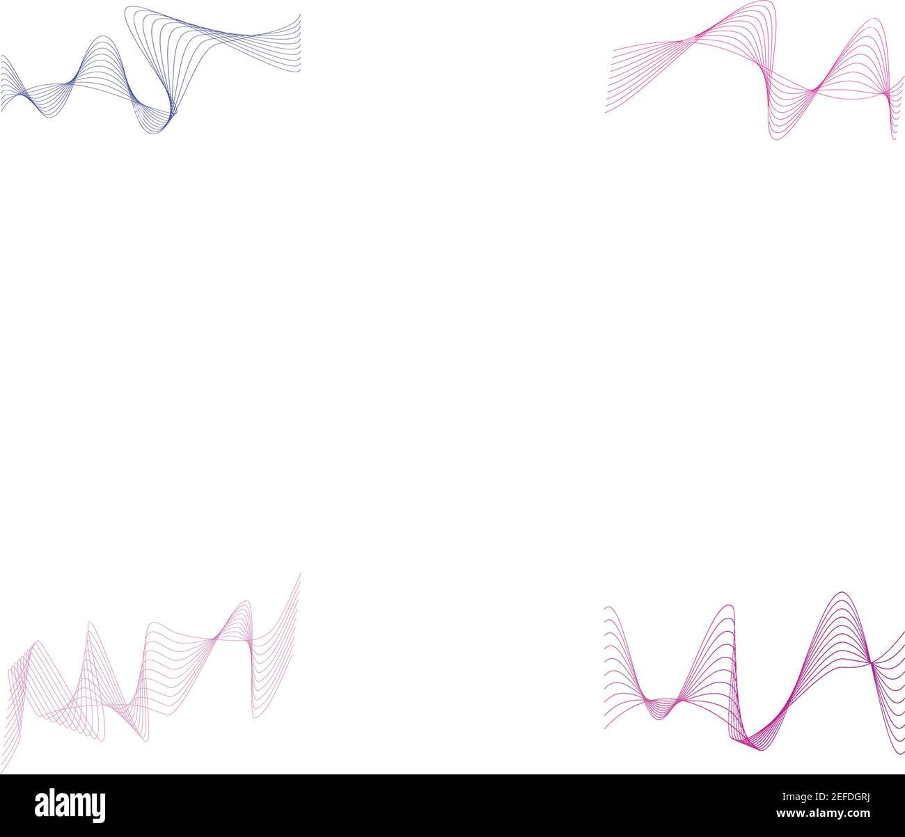 Colorful wave line illustration Stock Vector Image & Art - Alamy