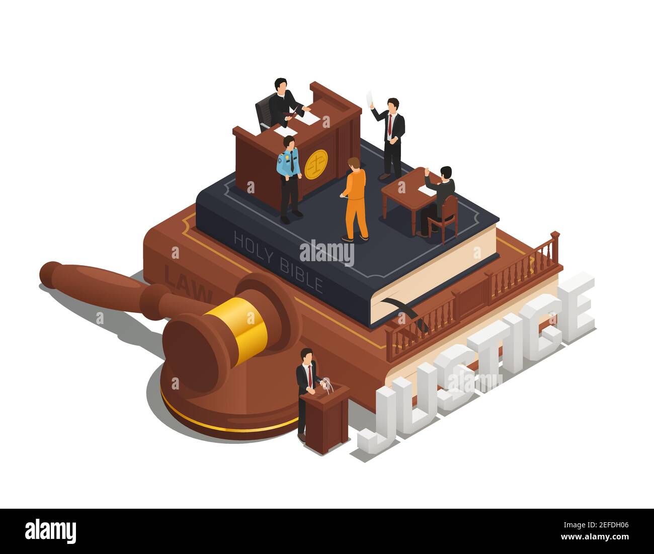Courtroom hearing judge Cut Out Stock Images & Pictures - Alamy