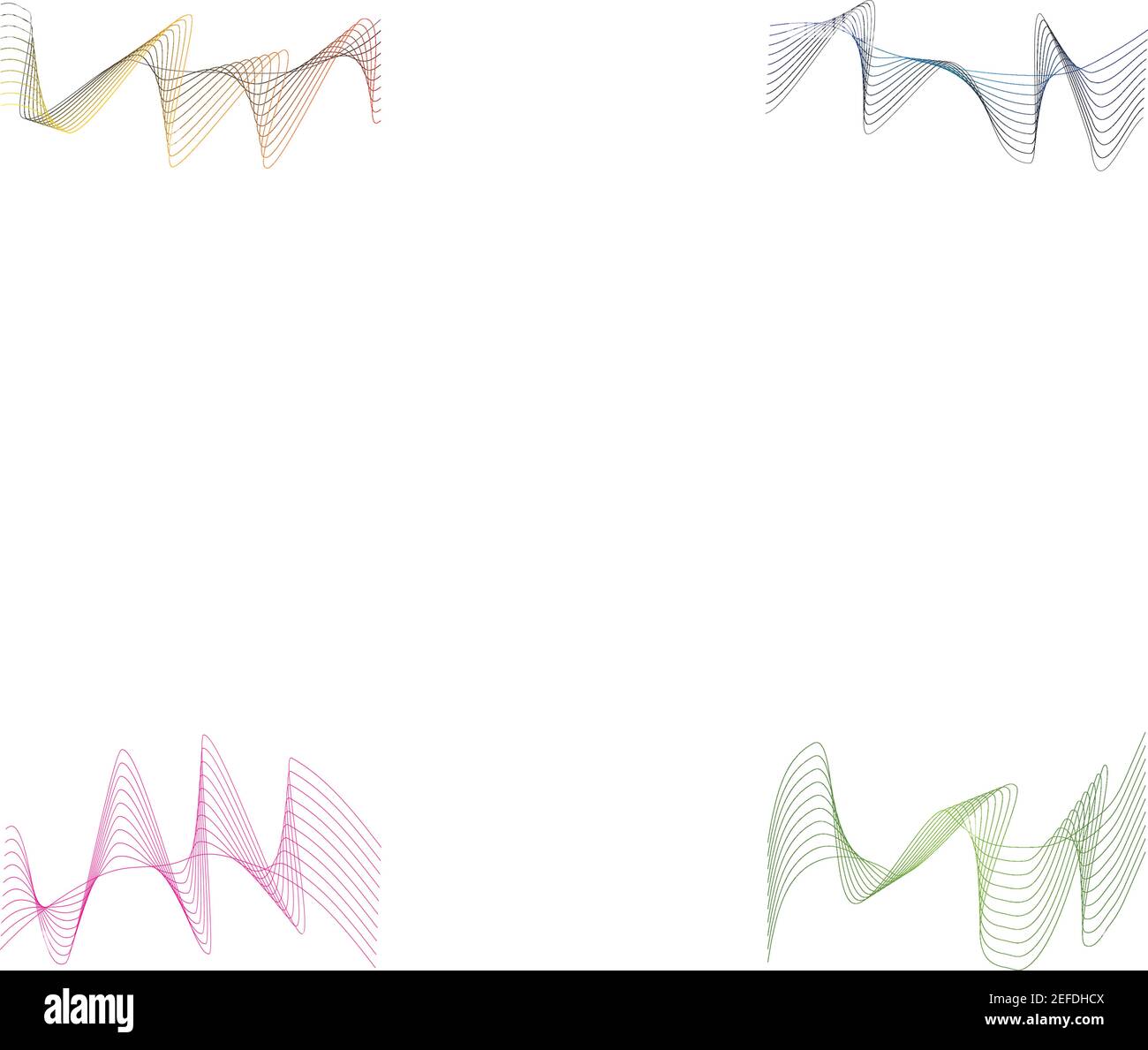 Colorful wave line illustration Stock Vector Image & Art - Alamy