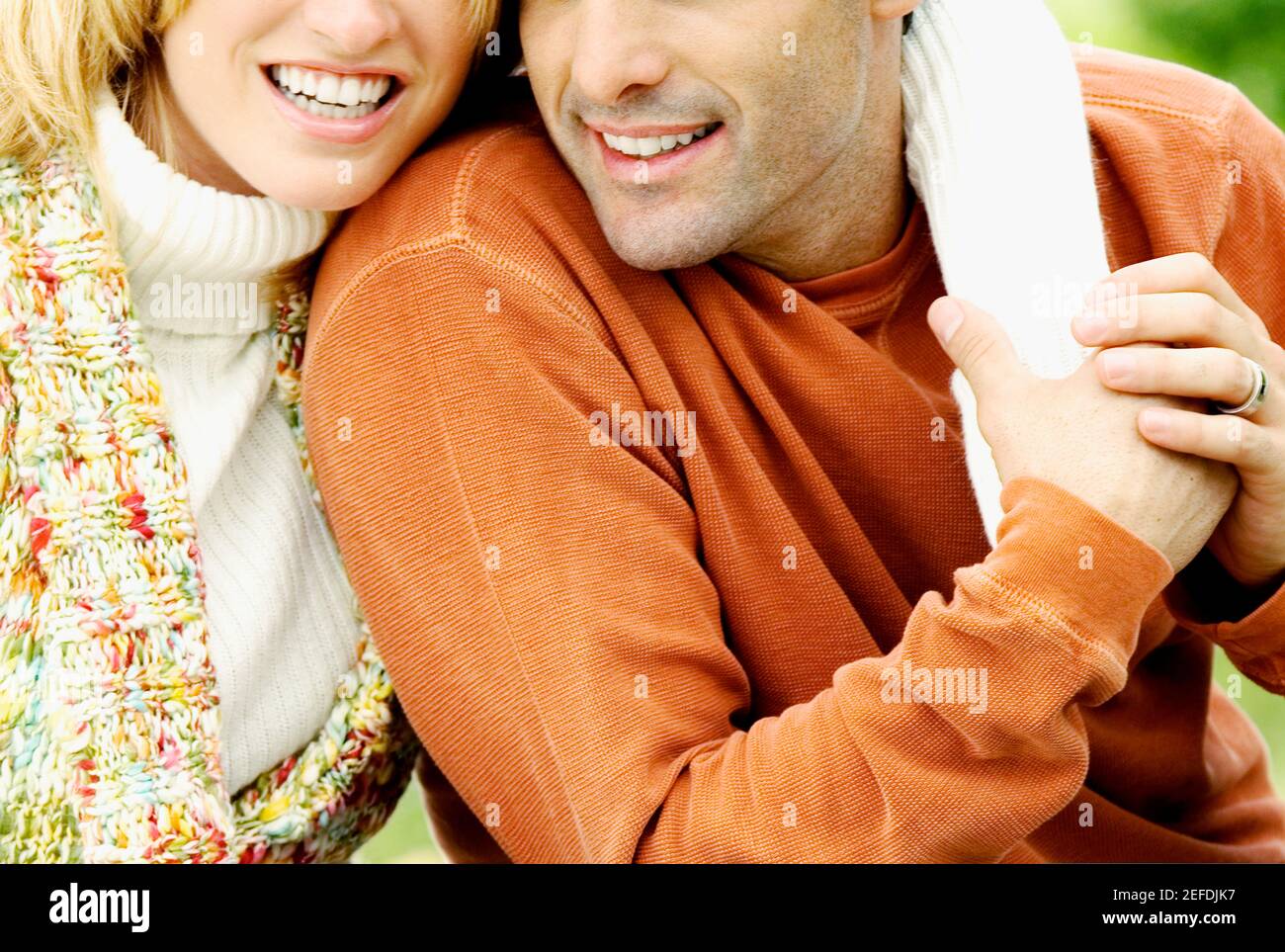 Mid section view of a mid adult couple Stock Photo - Alamy