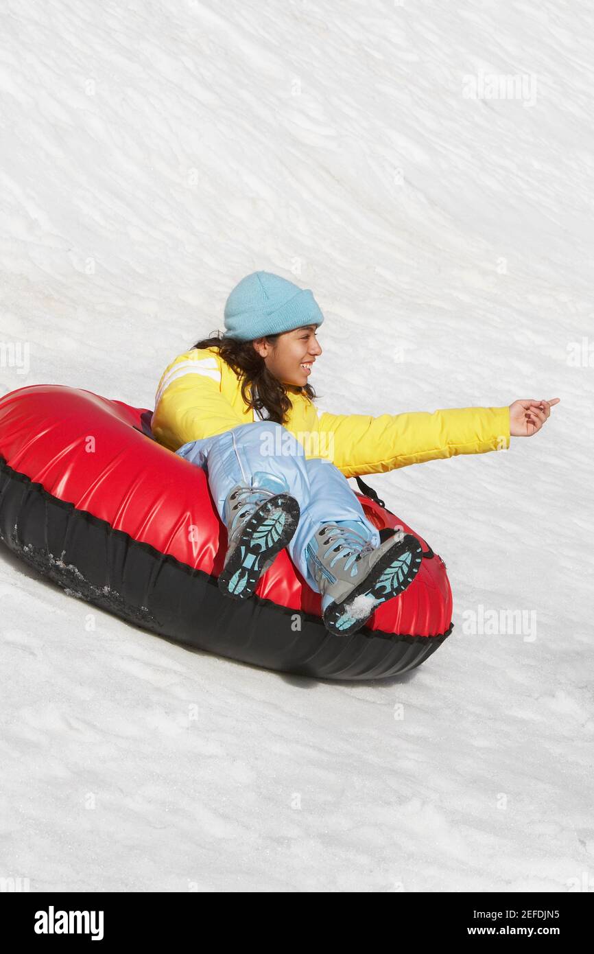 Girl inflatable ring hi-res stock photography and images - Alamy