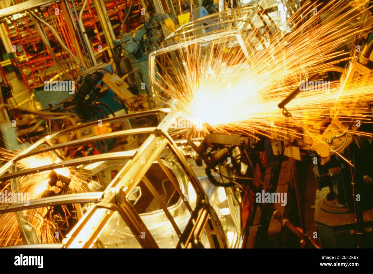 Car assembly line robots hi-res stock photography and images - Alamy