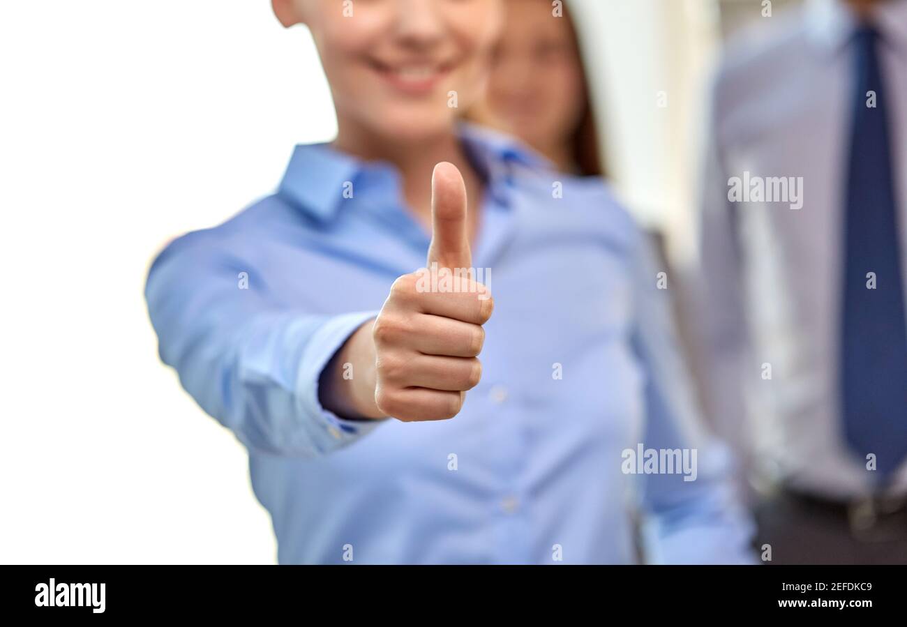 Concept teamwork close up happy hi-res stock photography and images - Alamy
