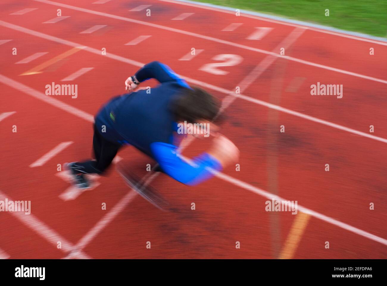 Starting block number track hi-res stock photography and images - Alamy