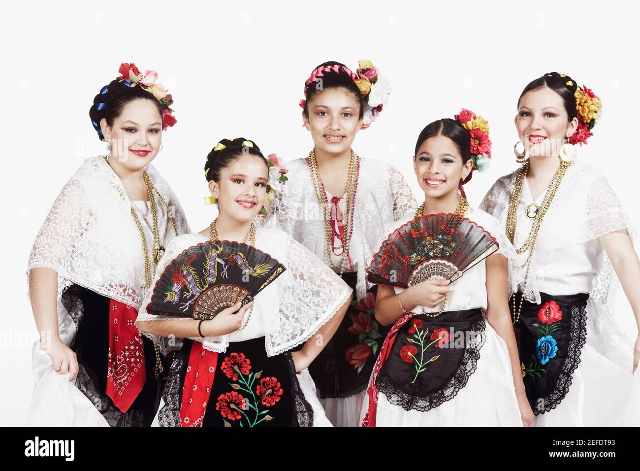 Portrait of a group of female dancers Stock Photo - Alamy