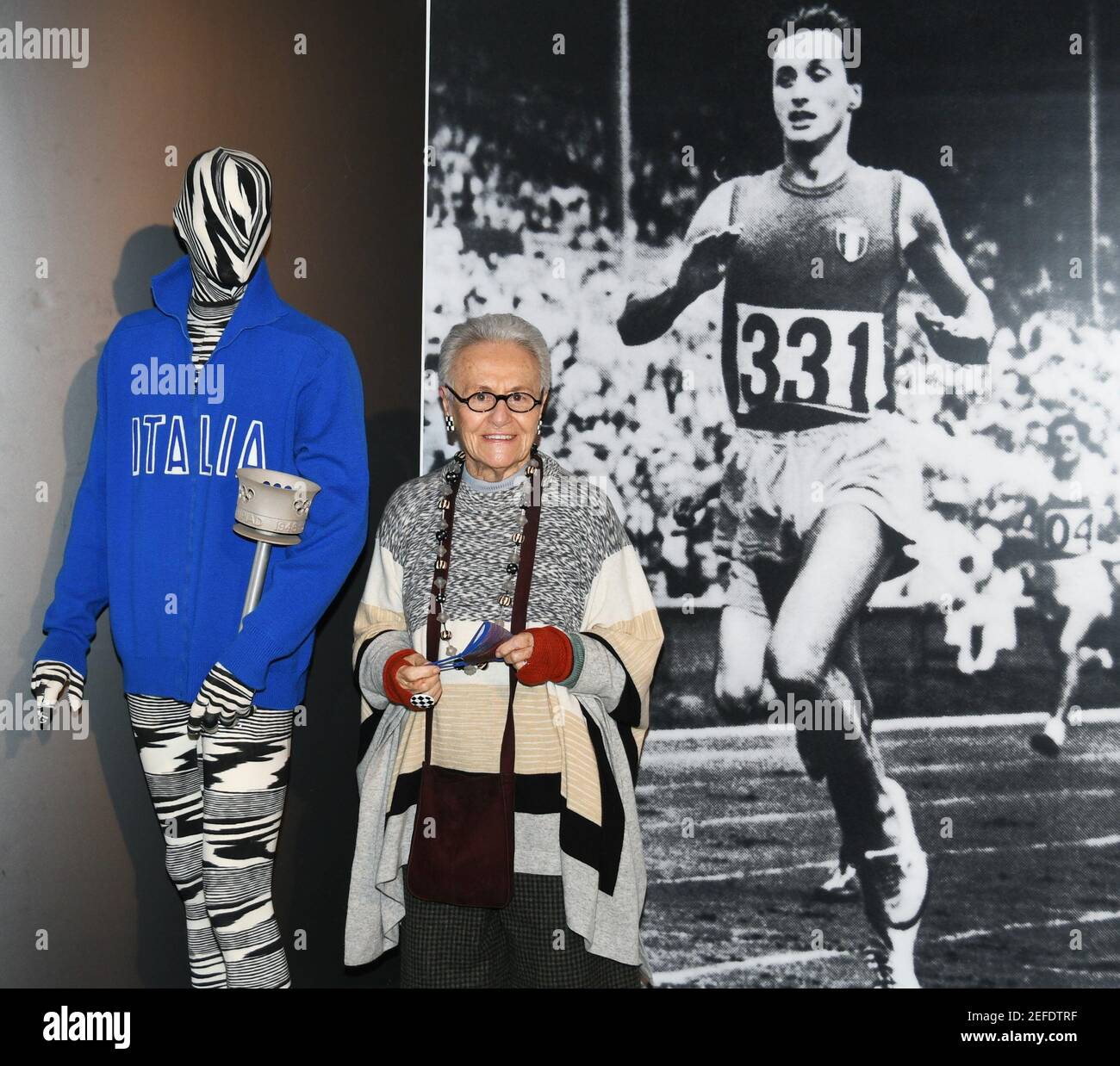 Gallarate, Italy. , . Rosita and Luca Missoni tell for the centenary of ...