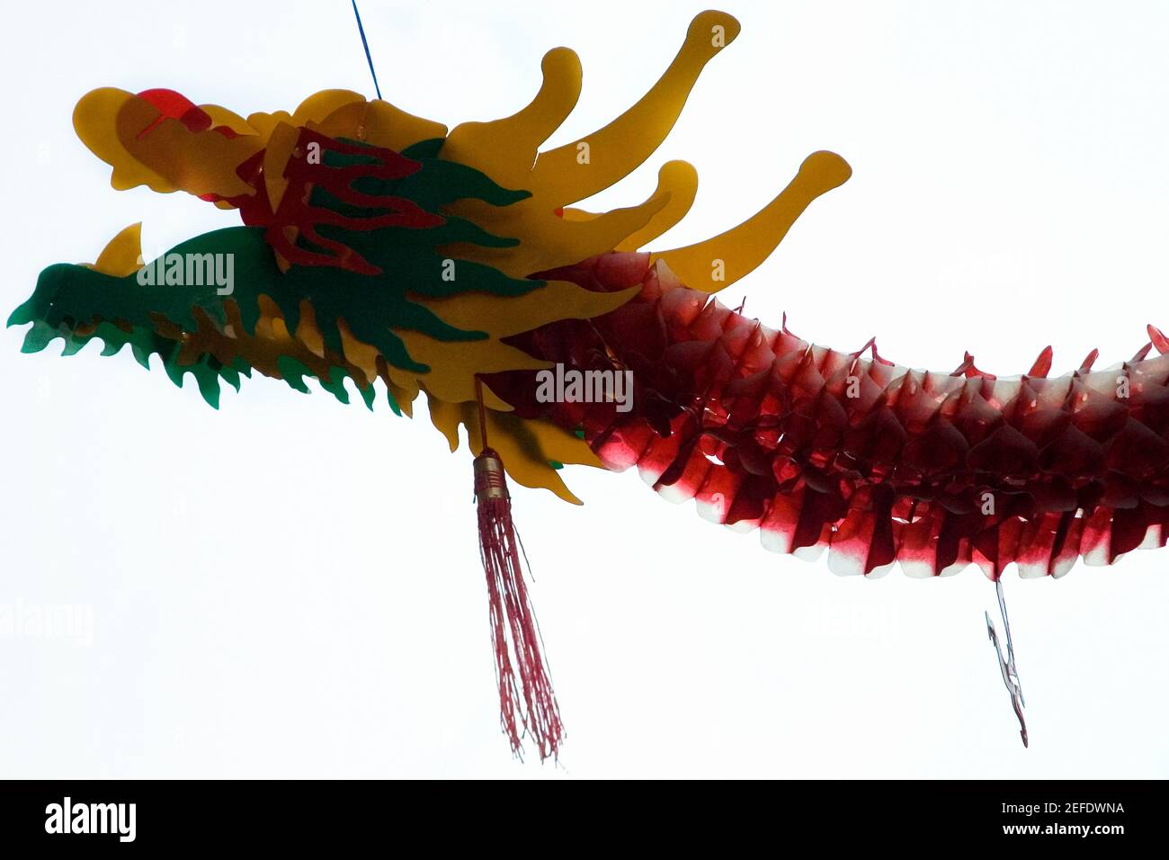 Low angle view of a Chinese dragon, New York City, New York State, USA ...