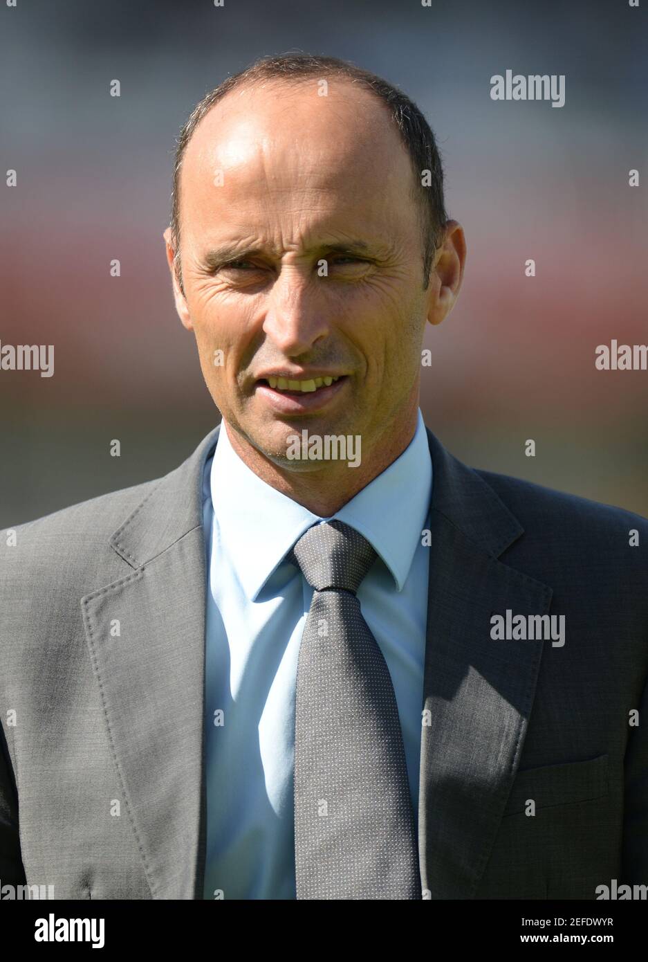 Action Sport Cricket Nasser Hussain High Resolution Stock Photography ...