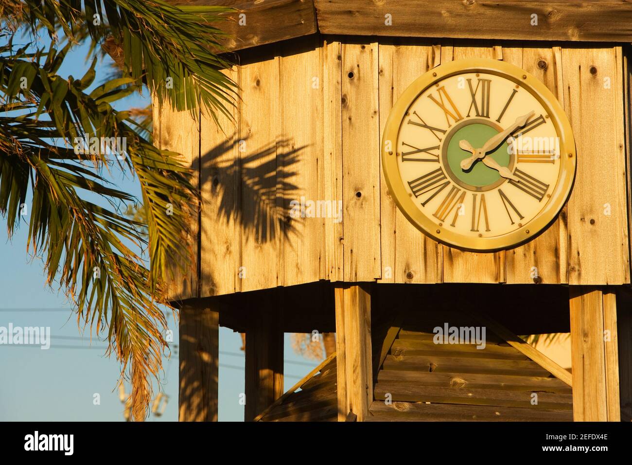 Close-up of a clock tower Stock Photo - Alamy