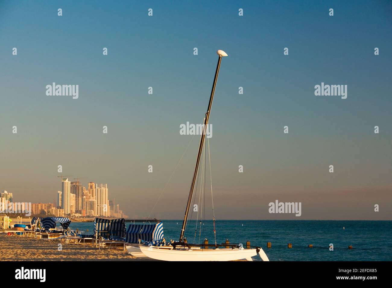 Sailboat on the beach Stock Photo - Alamy