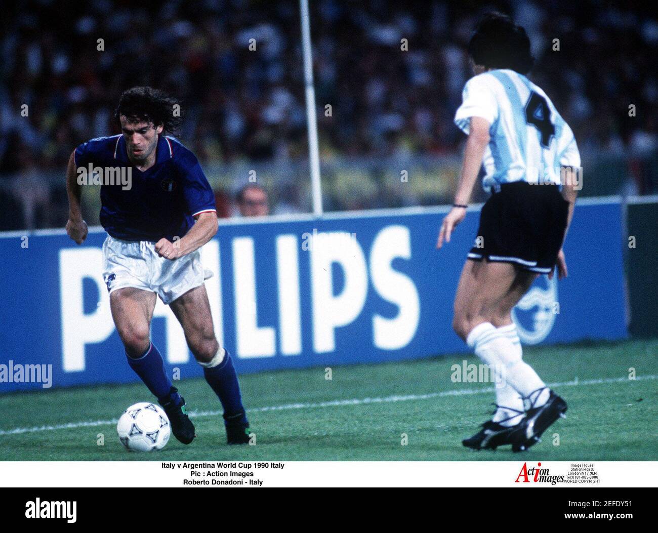 Argentina italy world cup 1990 hi-res stock photography and images - Alamy