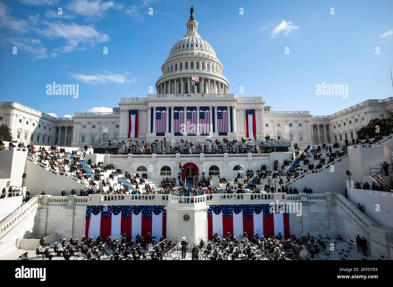 President Joe Biden delivers his inaugural address Wednesday, Jan. 20 ...