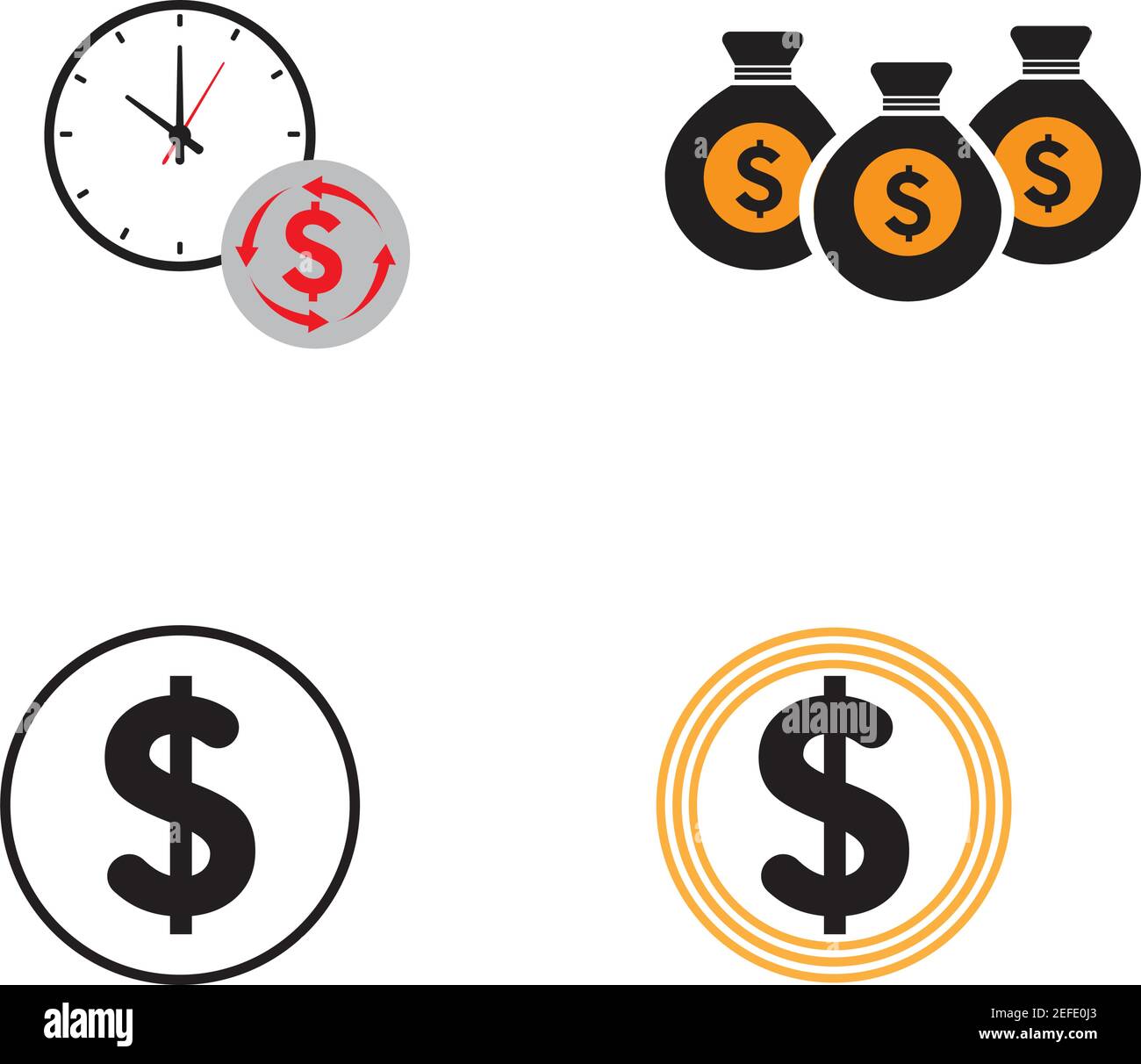 dollar money vector icon illustration design template - vector Stock ...