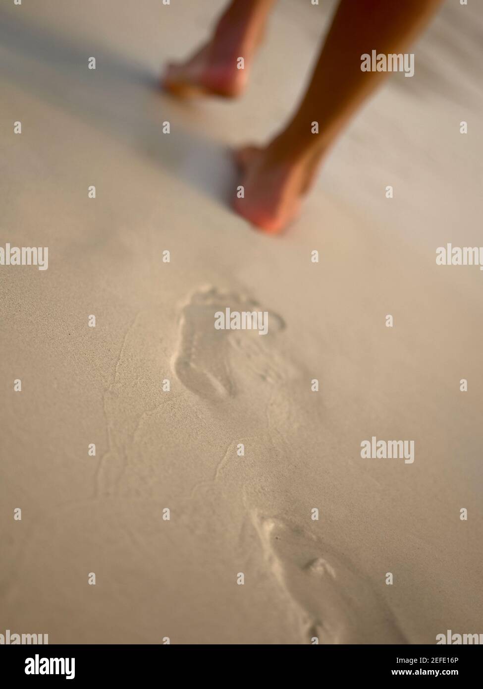 Female footprint hi-res stock photography and images - Alamy