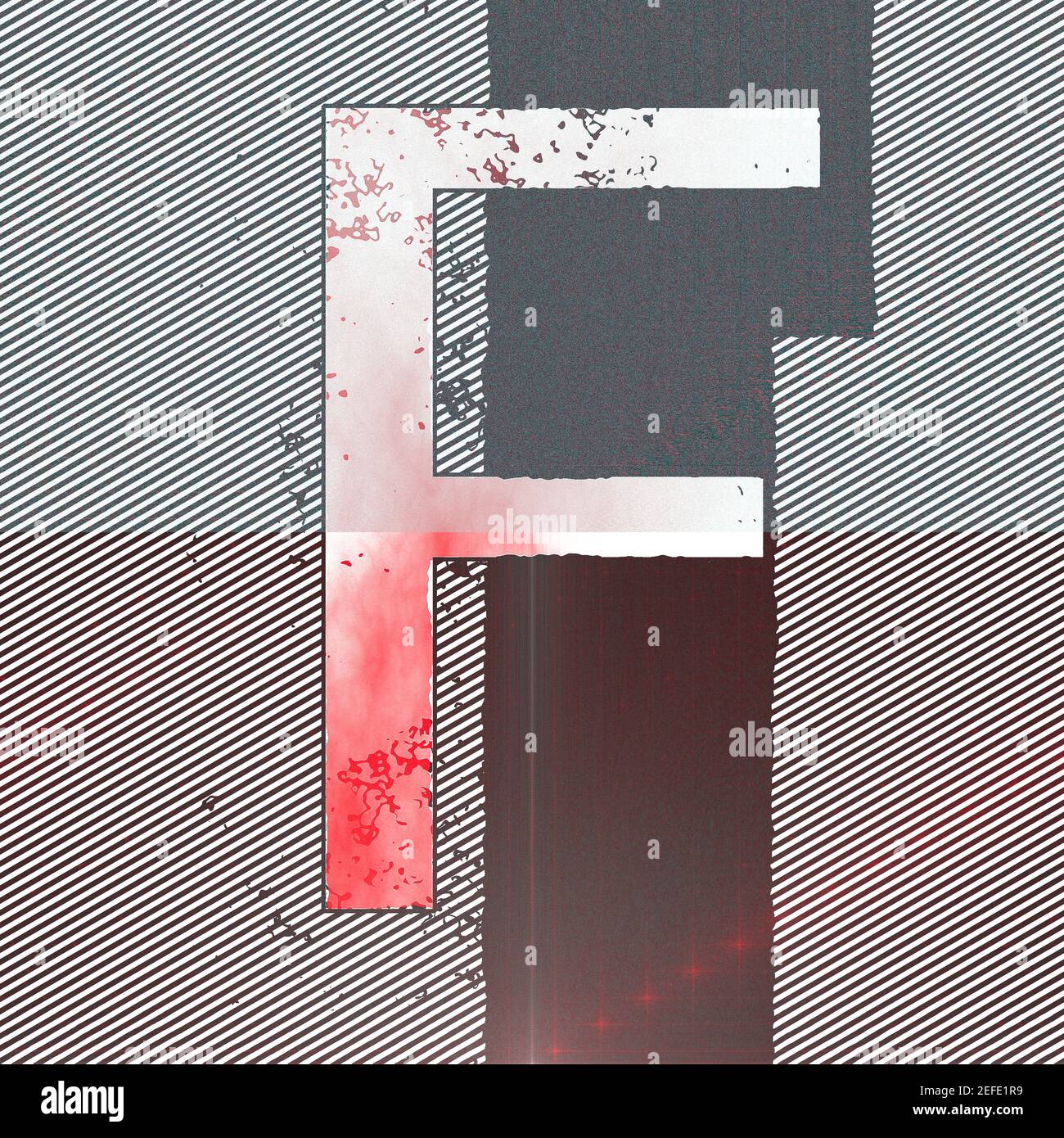 square graphic with the upper-case character F as a capital letter ...