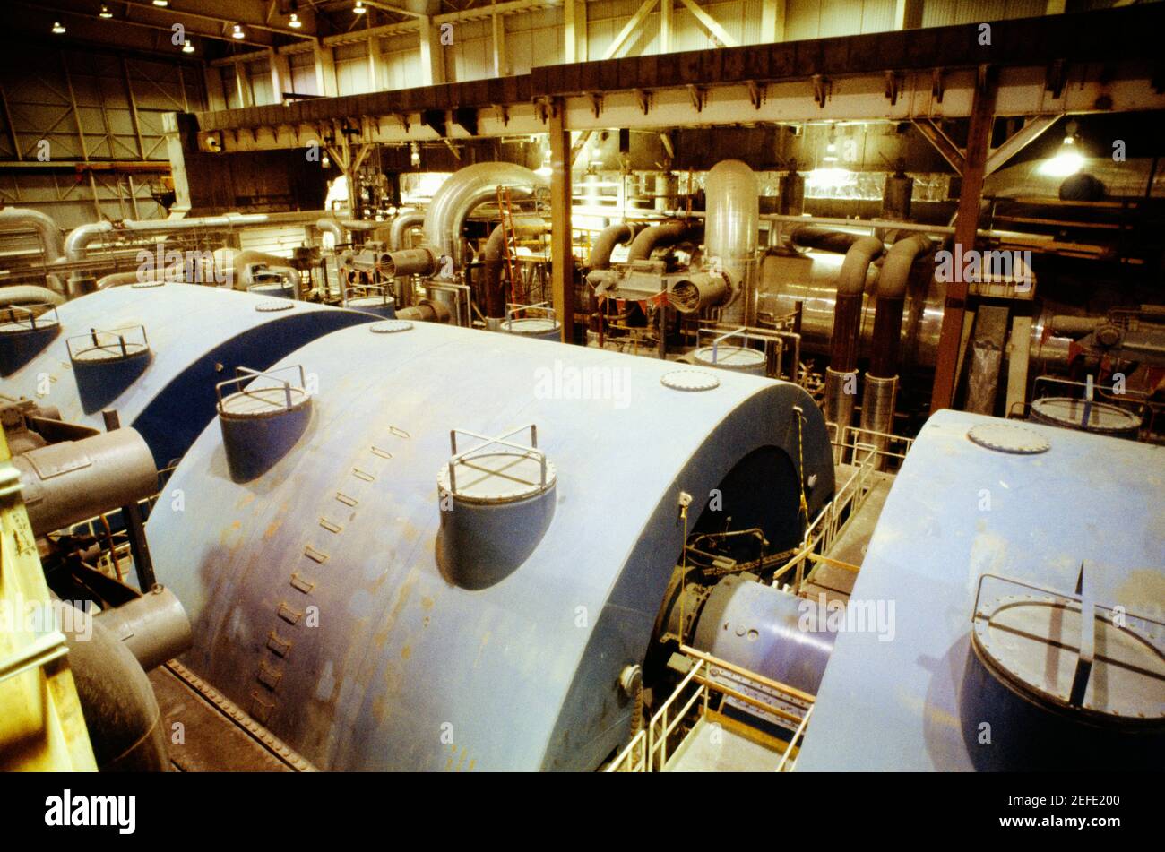 Power generators at an atomic power plant, Mississippi, USA Stock Photo ...